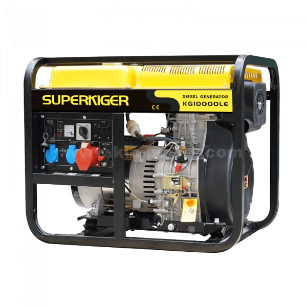 KG10000LE 10kw portable diesel generator – Ningde Kinger Electrical ...