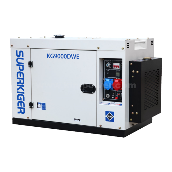 KG9000DWE 9kw water cooling silent generator – Ningde Kinger Electrical ...